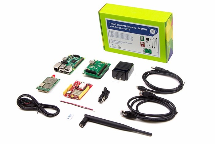 LoRa LoRaWAN Gateway - 868MHz Kit With Raspberry Pi 3 套件 - RICELEE
