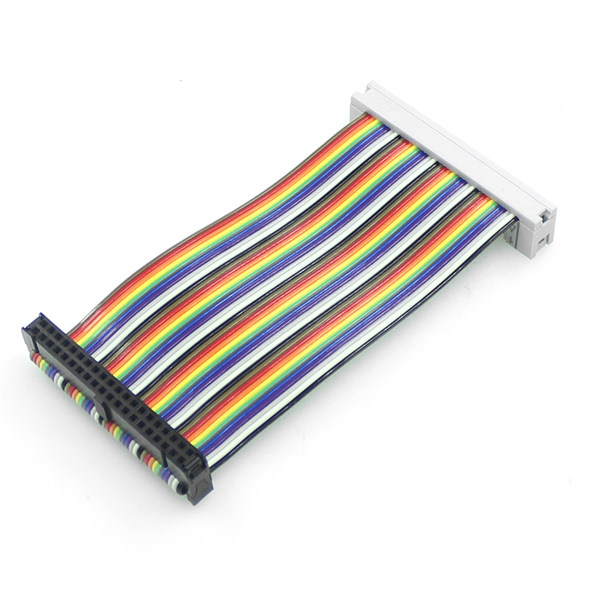 40 Pin GPIO 彩色排線(2x20，公對母) | 2.54MM | 樹莓派 Raspberry Pi 2 / Pi 3 / Pi 4 ...